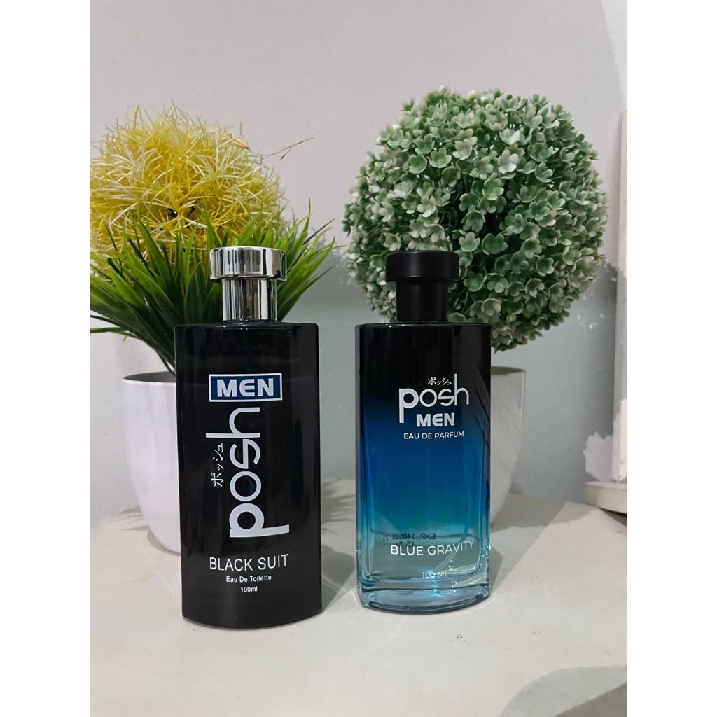 Jual Posh Men Ea De Parfum Blue Gravity/Black Suit 100ml | Shopee Indonesia