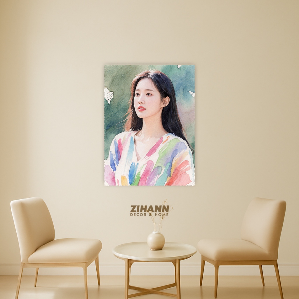 Jual Poster Kayu Han So Hee Lukisan – Hiasan Dinding Estetik | Artis Korea & Drakor | Poster ...