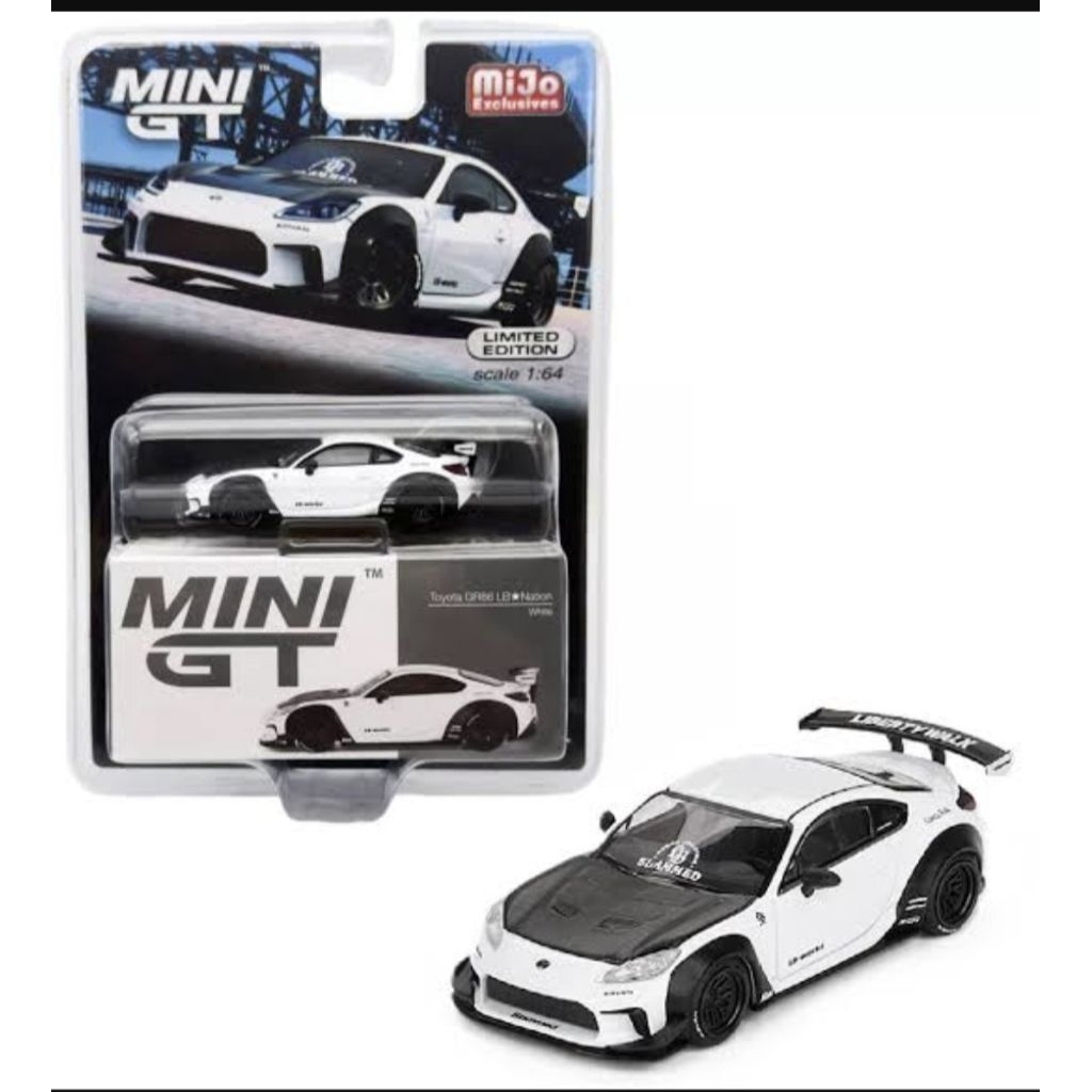Jual Mini GT Toyota GR86 LB Nation White | Shopee Indonesia