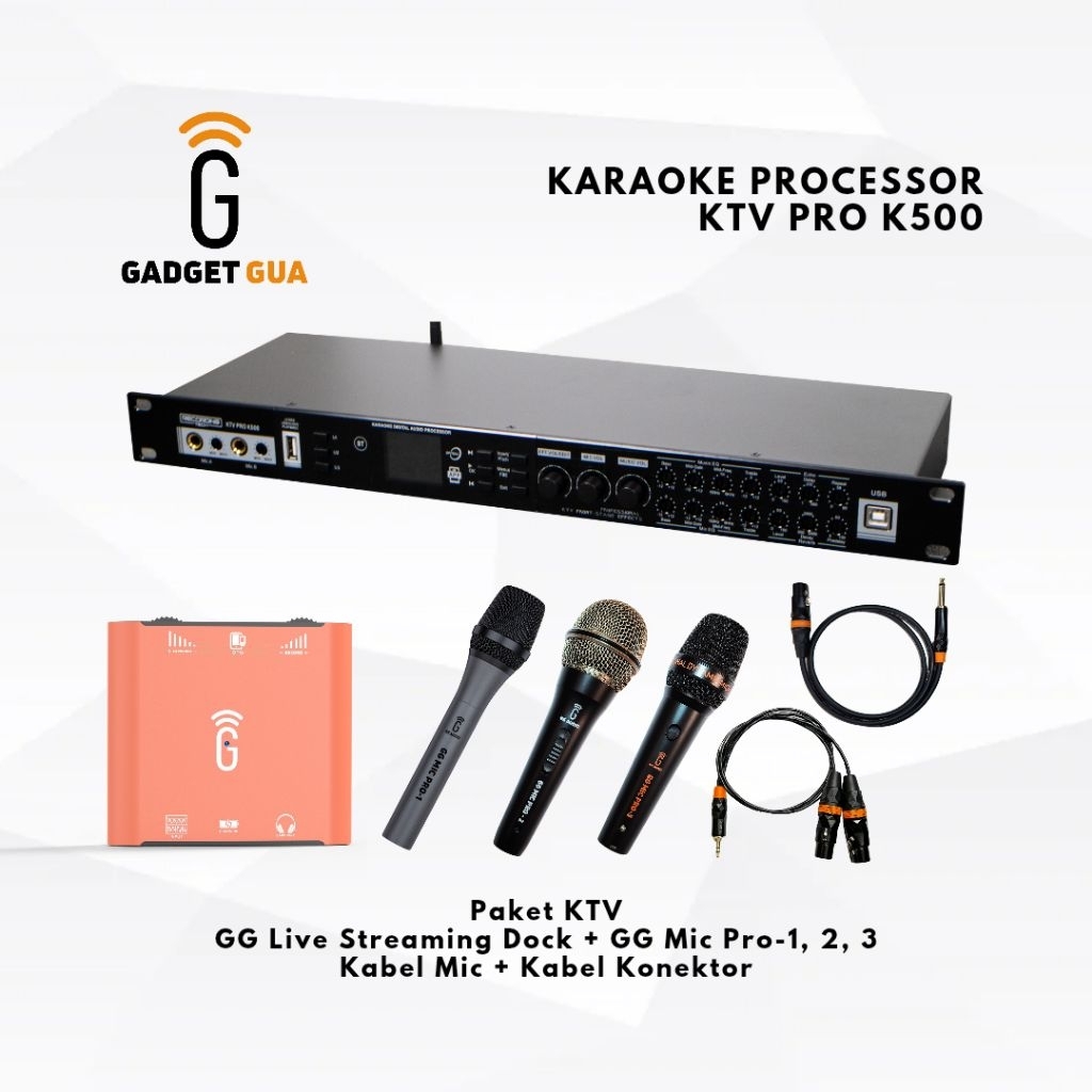 Jual KTV PRO K500 - KARAOKE PROCESSOR (PAKET LIVE STREAMING) | Shopee ...