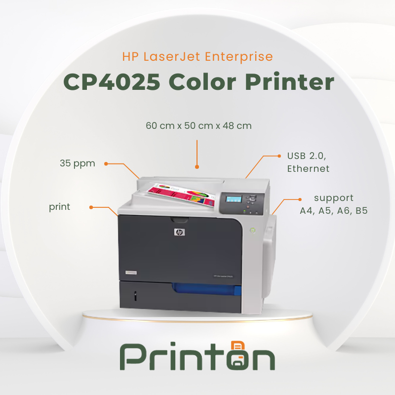 Jual PRINTON - Color Printer - HP Color LaserJet Enterprise CP4025 ...