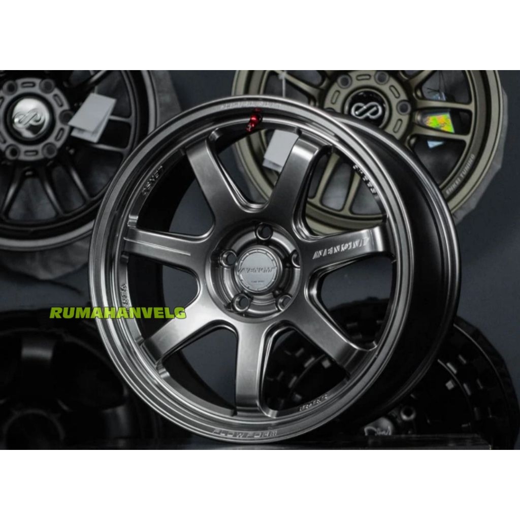 Jual velg racing r18 ORIGINAL LENSO VT7 THAILAND LEBAR 8,5 velg mobil ...