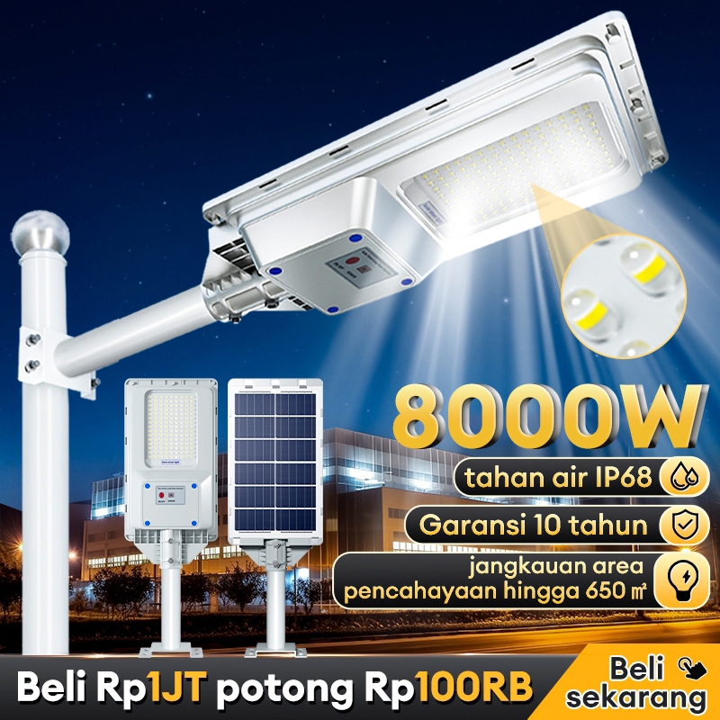 Jual Garansi 30 tahun Lampu Tenaga Surya outdoor LED 8000W lampu solar ...