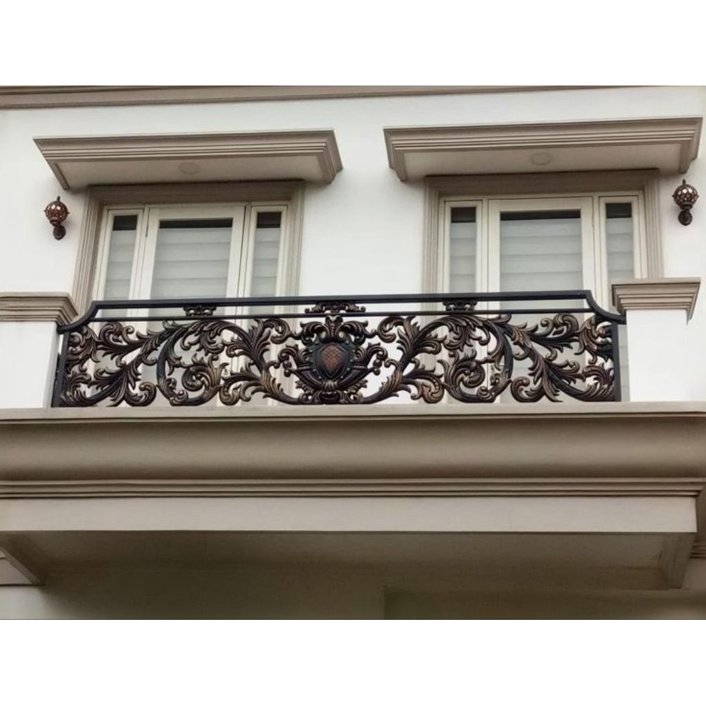 Jual ornamen plat besi 50x170cm 50x300cm pengganti cor aluminium ...