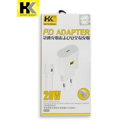 Jual CHARGER / TC HK-PD101 20W TYPE C TO LIGHTNING QUICK CHARGER 3.0 / Converter Type C to ...