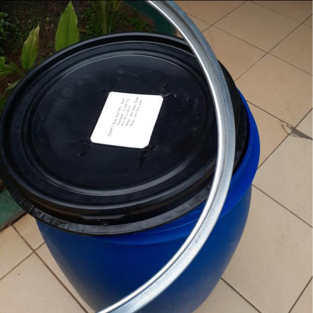 Jual tong air tong plastik 100-150L drum bekas bahan hdpe original ...