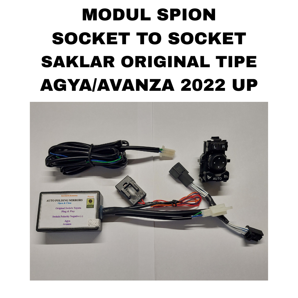 Jual MODUL SPION SAKLAR ORIGINAL SOKET AGYA/AVANZA 2022 UP+KABEL SET ...