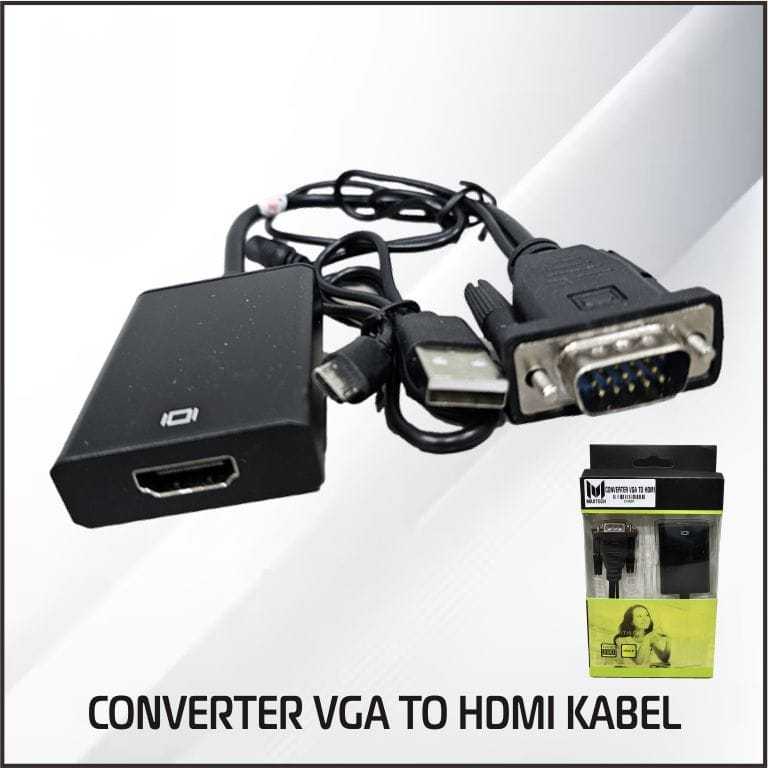 Jual Converter VGA - HDMI ( Kabel ) | Shopee Indonesia