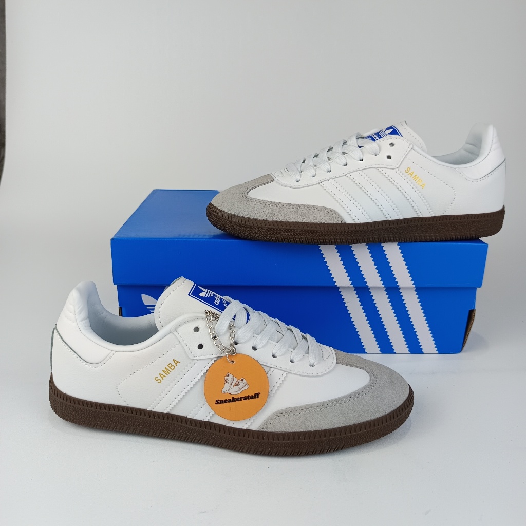 Jual Sepatu Adidas Samba OG Double White Gum | Shopee Indonesia
