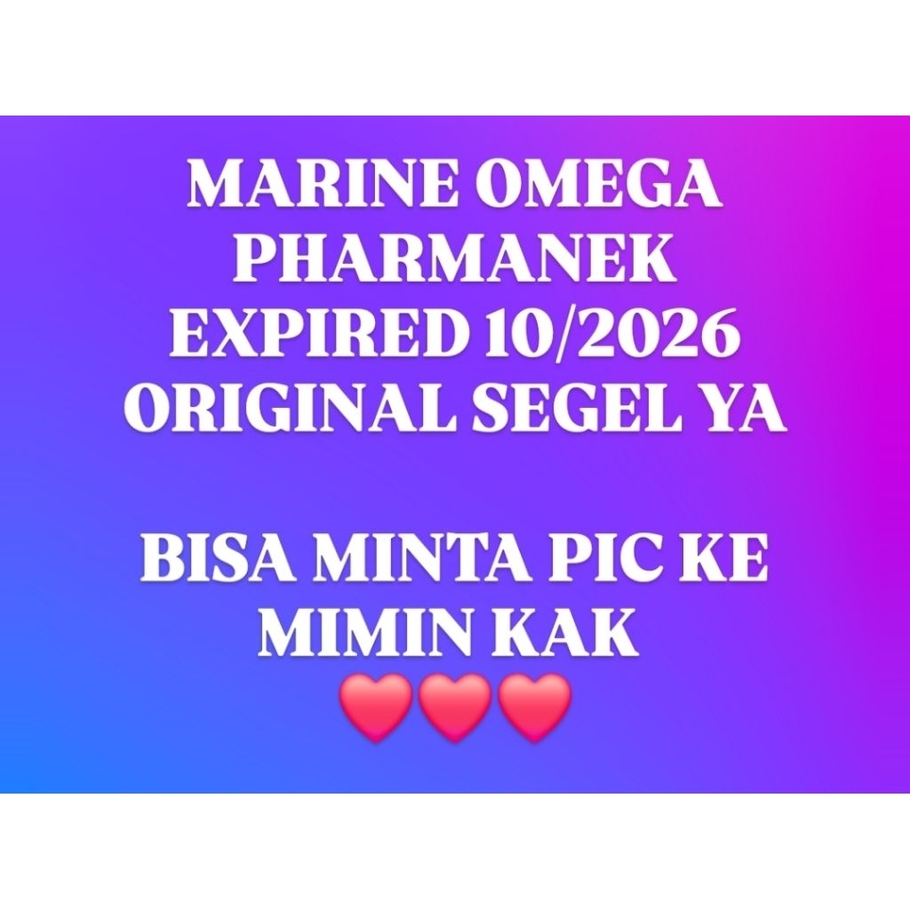 Jual MARIN OMEGA3 ORIGINAL NS | Shopee Indonesia