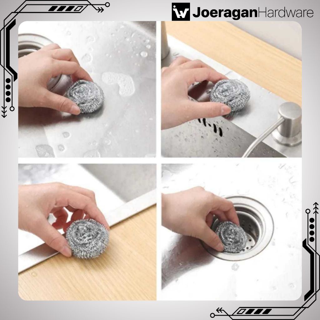 Jual Sabut Kawat Cuci Piring Stainless Steel Anti Karat Serabut ...