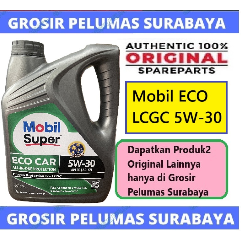 Jual ORIGINAL Mobil Super ECO CAR 5W-30 LCGC Galon Eco 5W 30 oli mobil ...