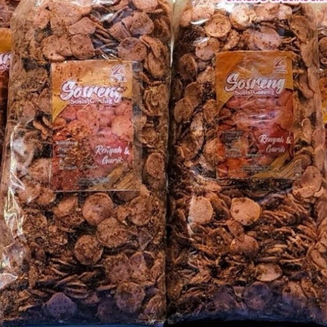 Jual keripik SOSRENG 500gram sosis goreng pedas | Shopee Indonesia