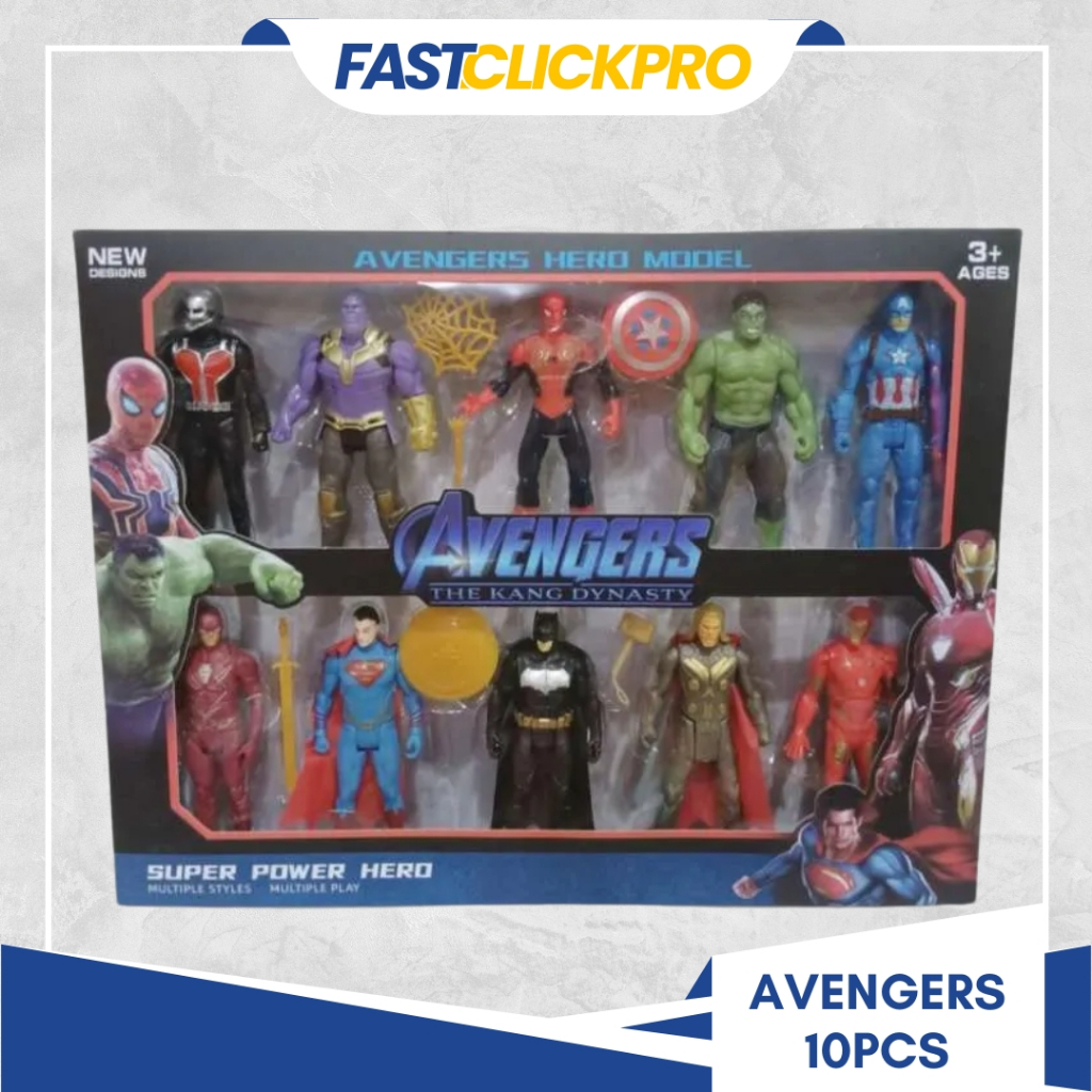 Jual Action Figure Avengers Hero Model isi 10 Avengers | Shopee Indonesia
