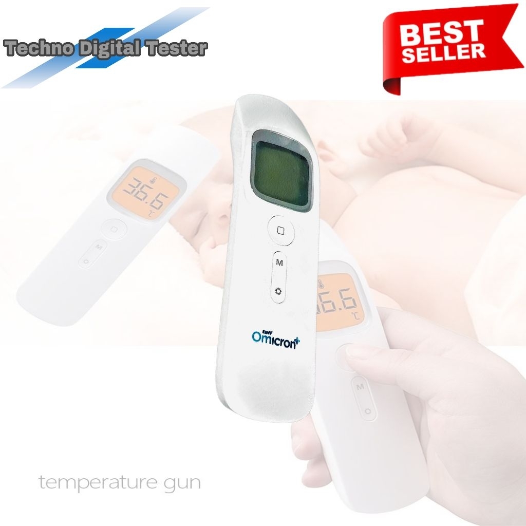Jual Termometer Suhu Badan Inframerah - Thermometer Pengukur Suhu Tubuh ...