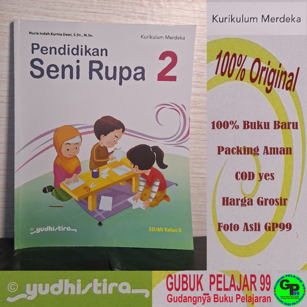 Jual Pendidikan Seni Rupa Kelas 2 Untuk SD/MI KURIKULUM MERDEKA Penerbit Yudhistira CP Terbaru ...