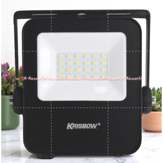 Jual Krisbow LED Flood Light 20w 6500K Cool White Lampu Sorot Outdoor ...