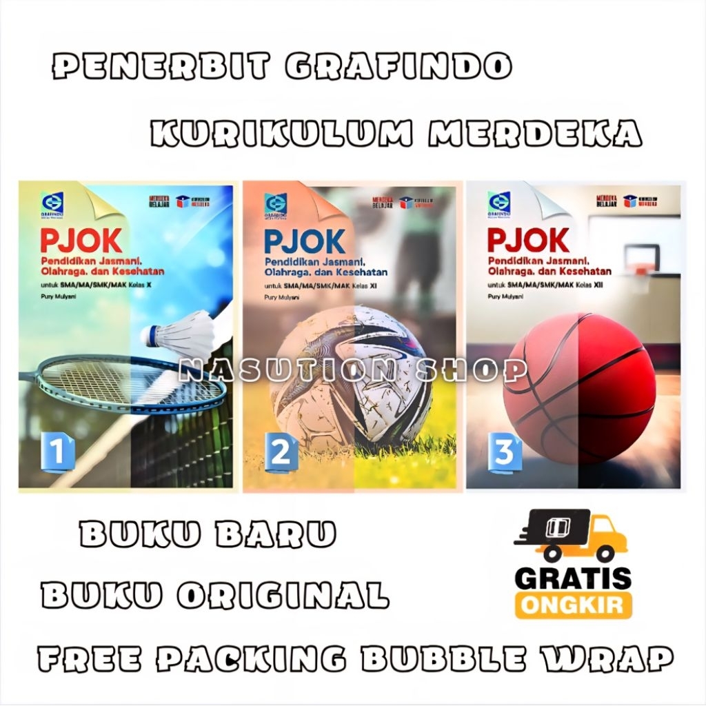 Jual BUKU PJOK SMA KELAS 1 2 3 / 10 11 12 GRAFINDO KURIKULUM MERDEKA PENJASORKES ORIGINAL ...