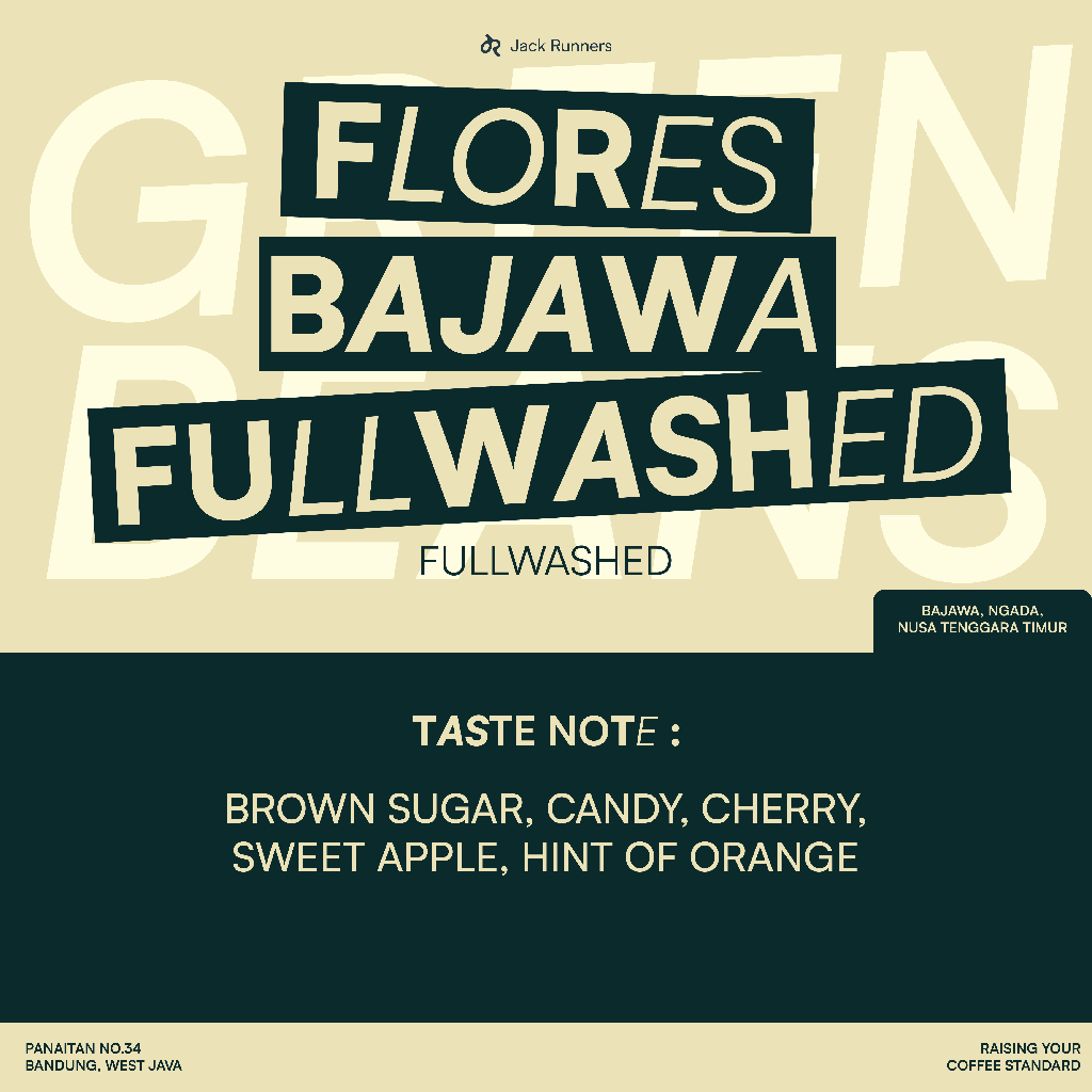 Jual JACK RUNNERS ROASTERY - FLORES BAJAWA FULLWASHED - GREEN COFFEE ...