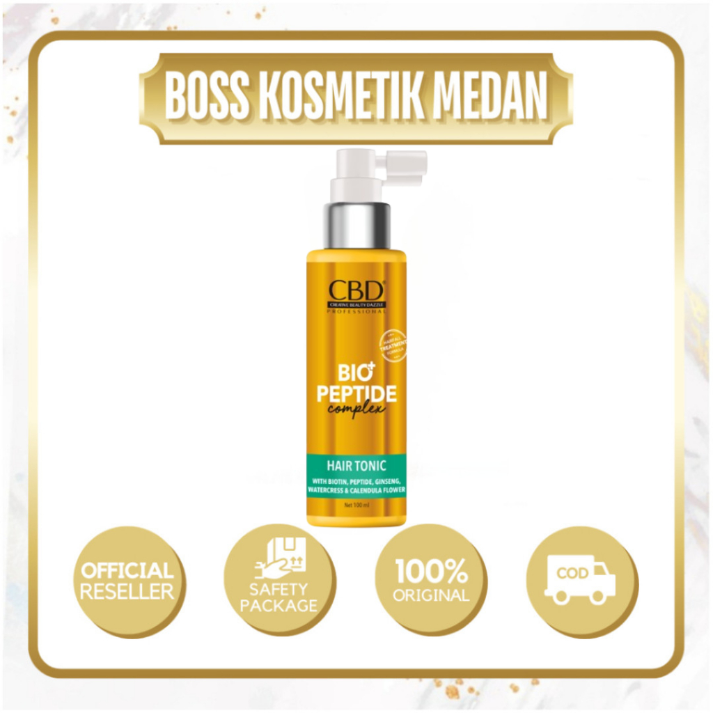 Jual CBD Bio+ Peptide Complex Hair Tonic 100ml | Shopee Indonesia