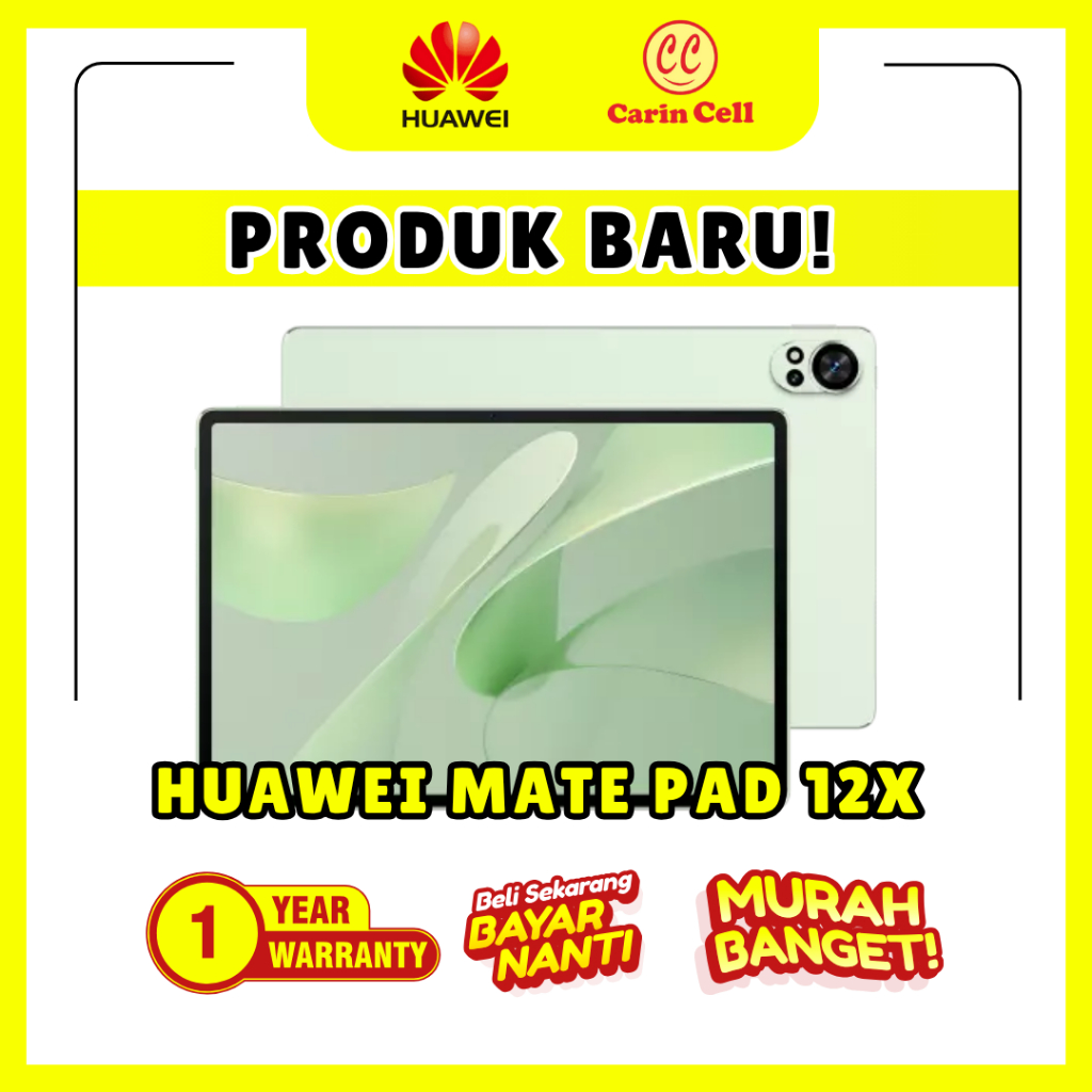 Jual HUAWEI MATE PAD 12X 12/256 GB WIFI - BANKSY PAPER - BONUS COVER ...