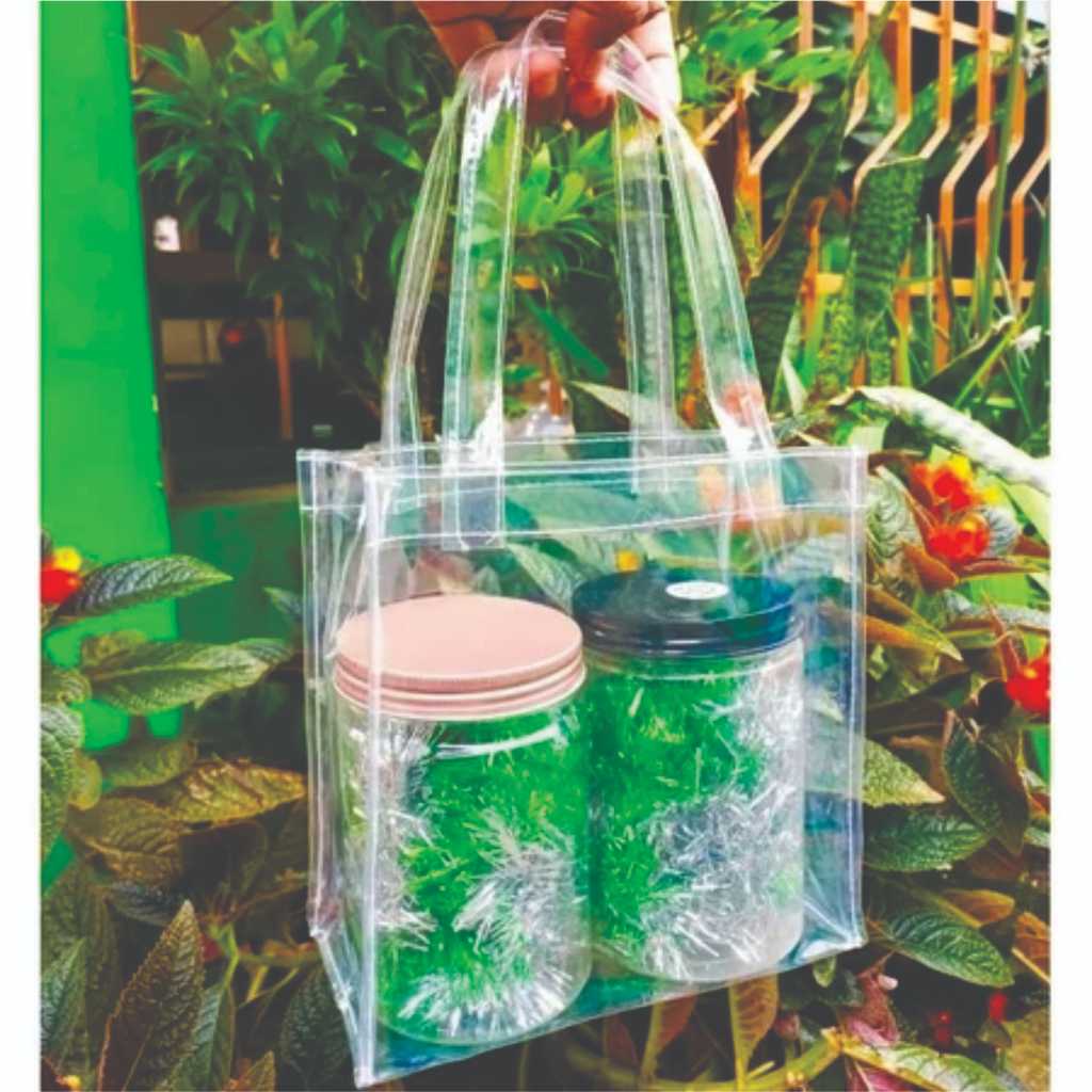 Jual Tas Transparan P.20 L.10 T.20 PwC | Shopee Indonesia