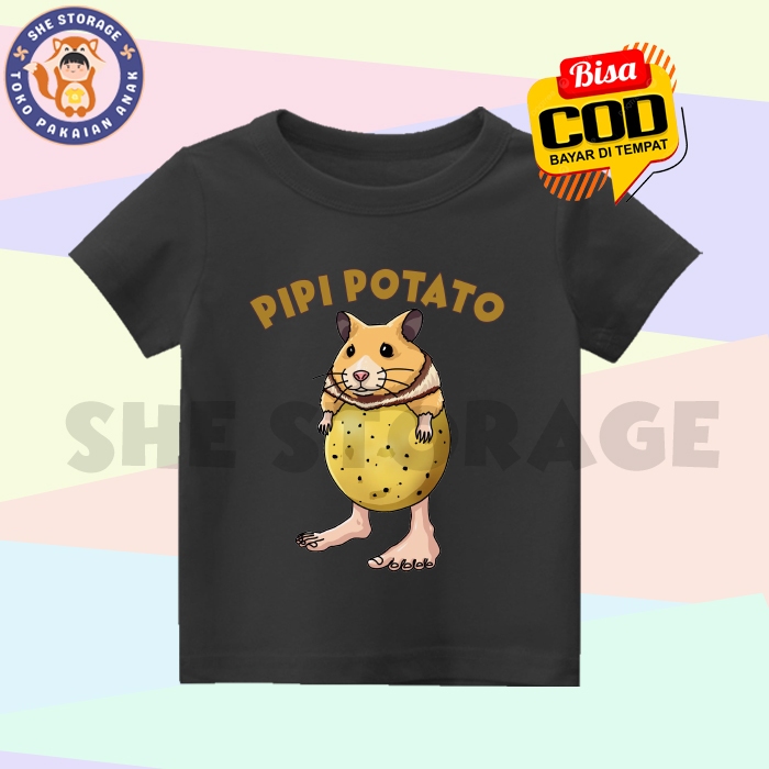 Jual BAJU ANAK KAOS ANAK ANOMALY PIPI POTATO | Anomali Italian Brainrot ...