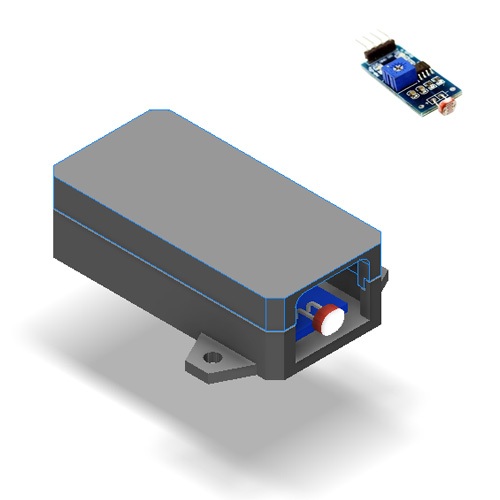 Jual Case Modul LDR Sensor Cahaya Analog dan Digital 4 PIN | Shopee ...