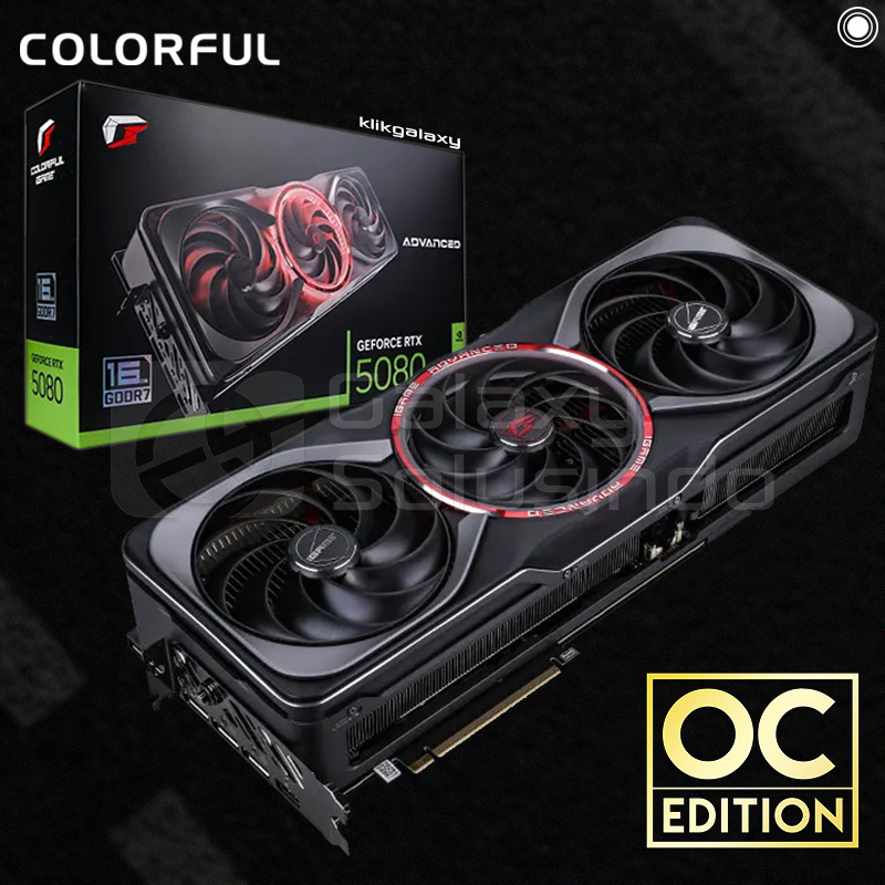 Jual COLORFUL GeForce RTX 5080 iGame Advanced OC 16GB-V GDDR7 - VGA ...