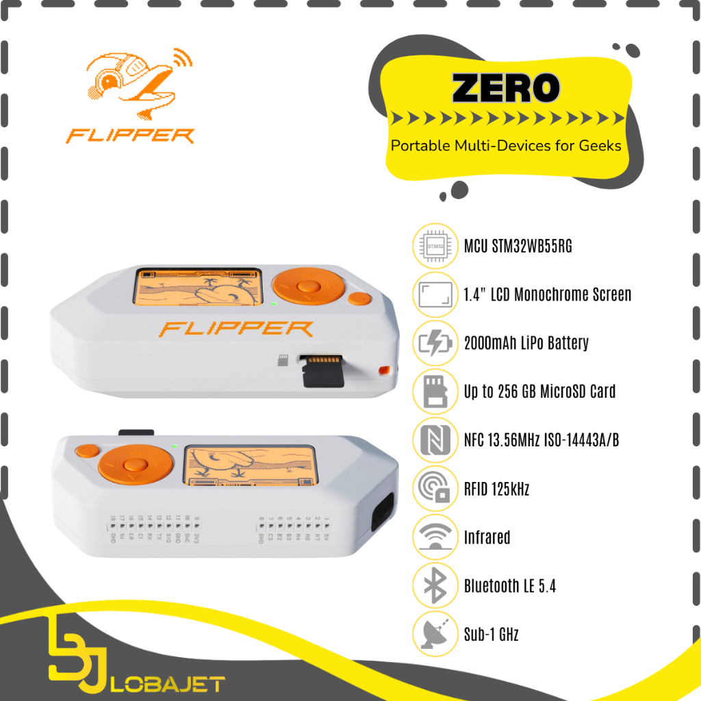 Jual FLIPPER ZERO - Portable Multi-Devices for Geeks - Perangkat ...
