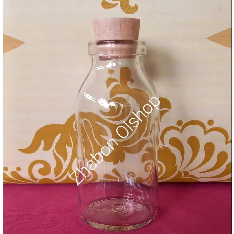 Jual Botol kaca 100ml Tutup kayu | Shopee Indonesia