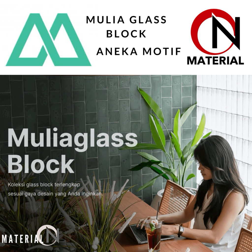 Jual GLASS BLOCK MULIA / GLASS BLOK KACA RUMAH BARU SEMUA MOTIF | 1 ...