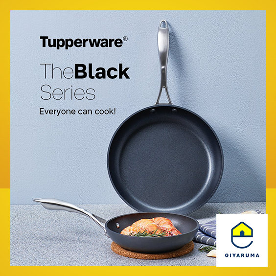 Jual Tupperware - Black Series Fry Pan 20cm (anti lengket, anti panas ...