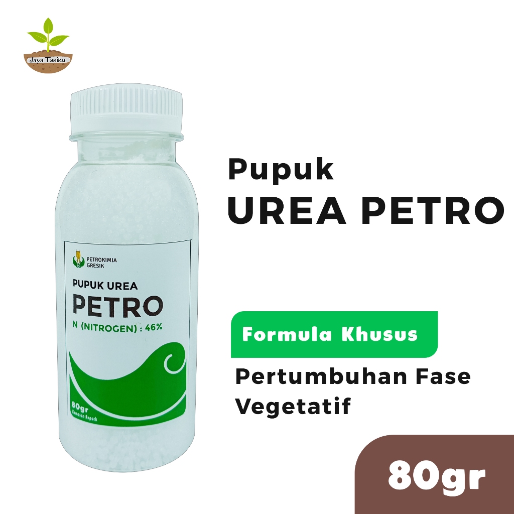 Jual Jaya Taniku - Pupuk UREA PETRO Putih 80 gram Pupuk Sayuran ...