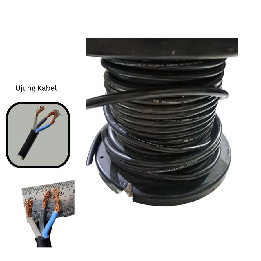 Jual PER METER Kabel Serabut 3x2.5mm Hitam Nyy Hyo Tembaga Murni SNI ...
