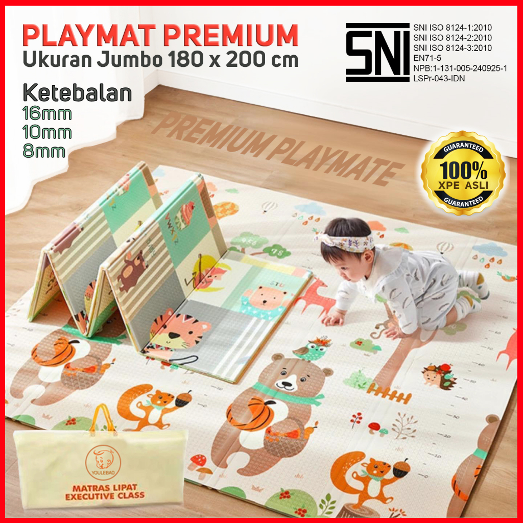 Jual KARPET LIPAT BAYI PLAYMATE 180x200 TEBAL 16MM - PLAYMAT KARPET ...