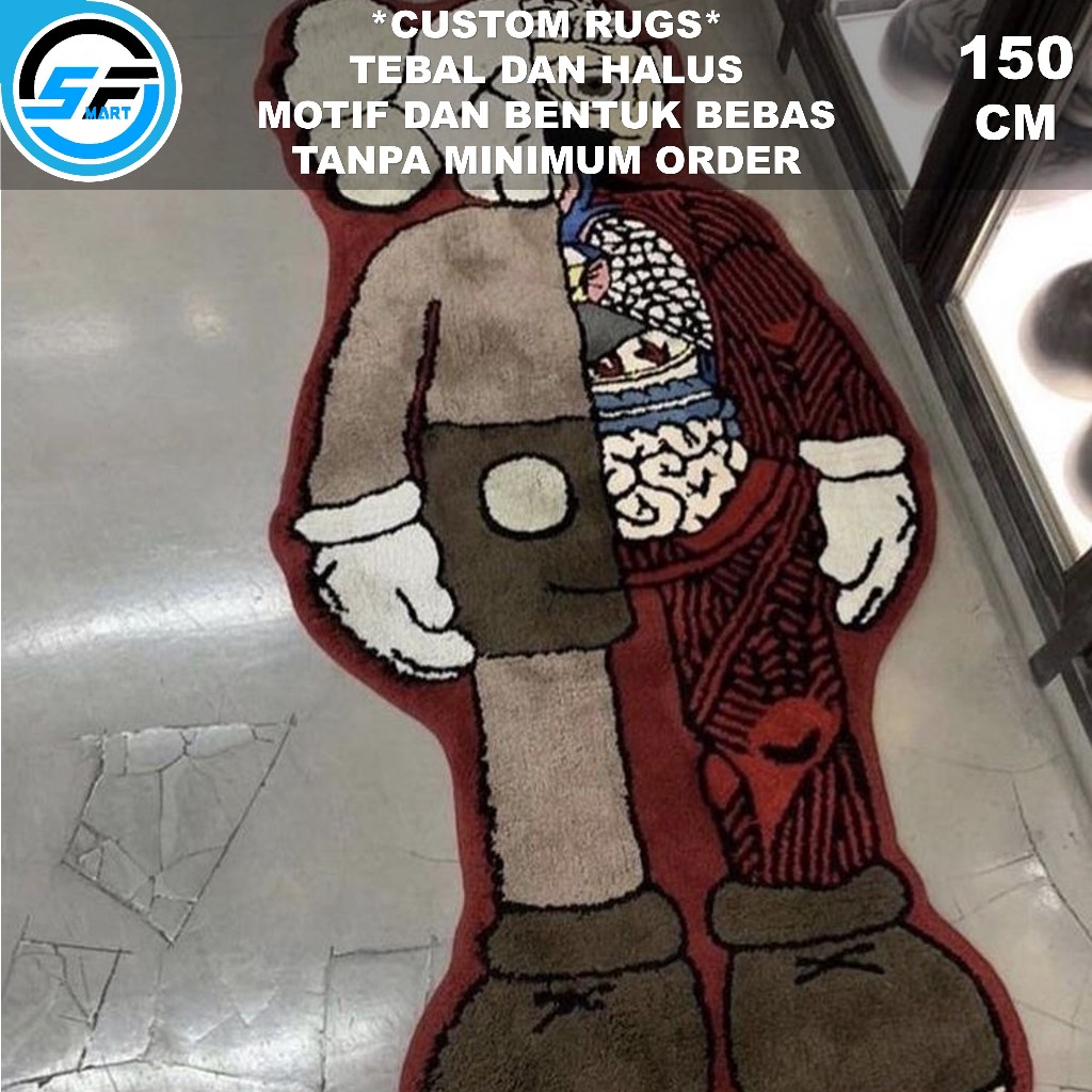 Jual SFsmart Custom Karpet karakter/ Kapet Alas lantai / Karpet tufting ...