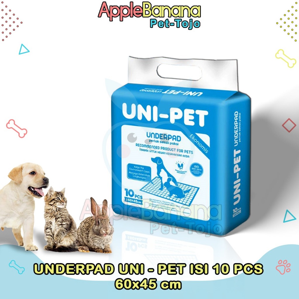 Jual Unipet 60x45 Underpad Hewan Peliharaan Uni Pet Perlak Hewan ...