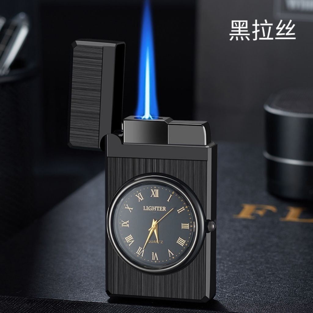 Jual Korek jam denting vintage api las biru tahan angin, isi ulang gas ...
