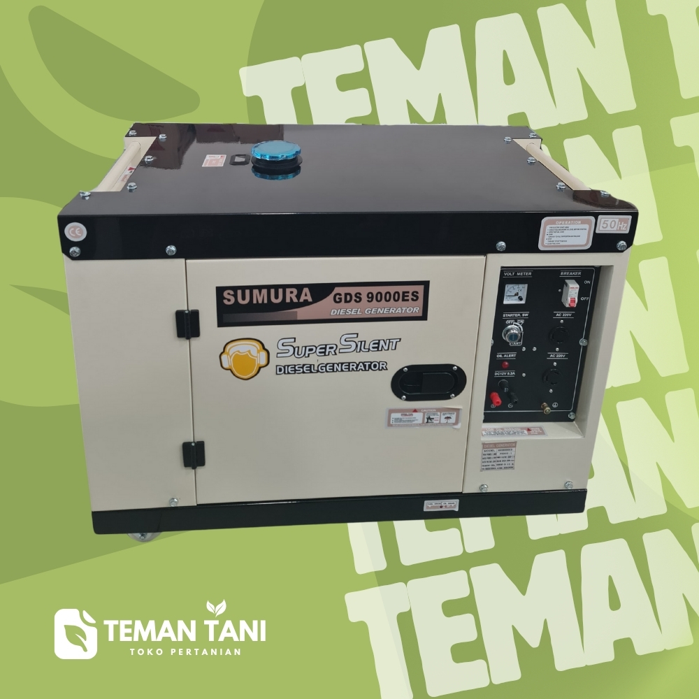 Jual GENSET DIESEL SUMURA GDS 9000 ES 7000 WATT/DIESEL GENERATOR/GENSET SUPER SILENT TEMAN TANI ...