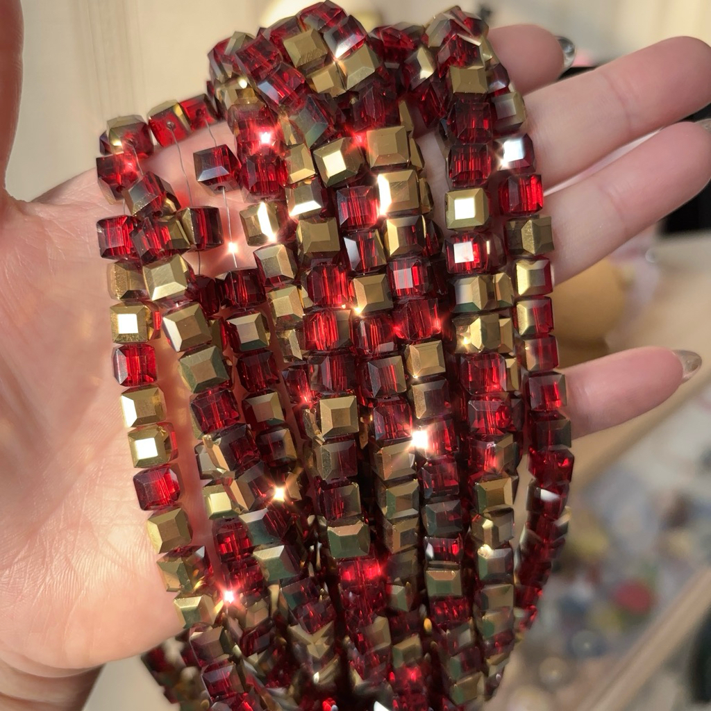 Jual k9 3A Manik kristal ceko kotak gothic 8mm (BACA DESKRIPSI ...