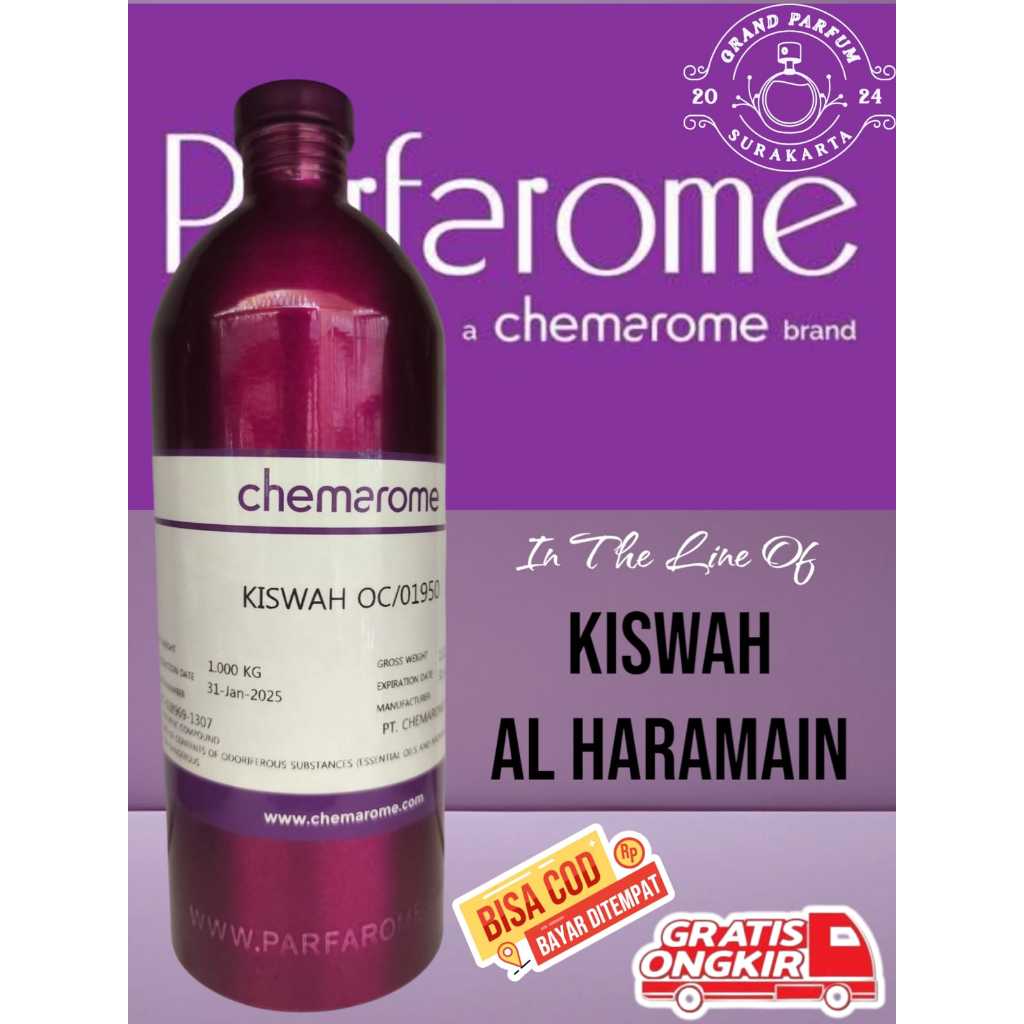Jual KISWAH AL HARAMAIN [ CHEMAROME ] BY PARFAROME KEMASAN SEGEL KALENG ...