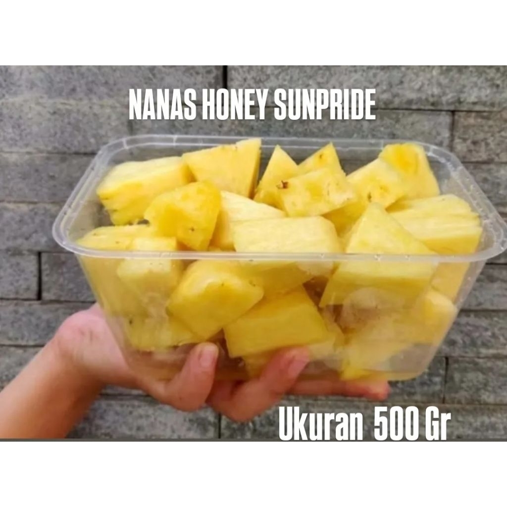 Jual NANAS HONEY SUNPRIDE MANIS ( 1 BOX - 500 GRM) | Shopee Indonesia