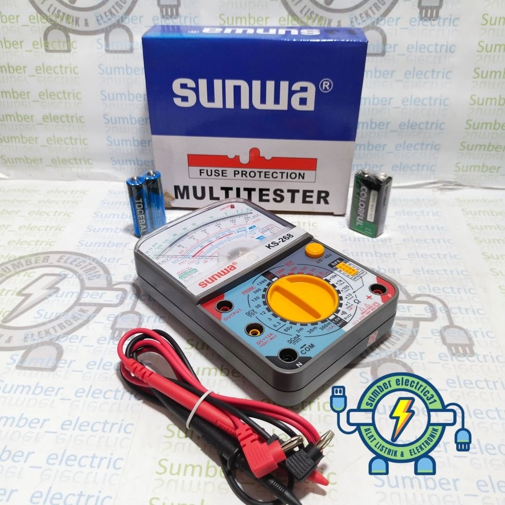 Jual MULTIMETER / AVOMETER / MULTITESTER SUNWA KS-268 ANALOG | Shopee ...