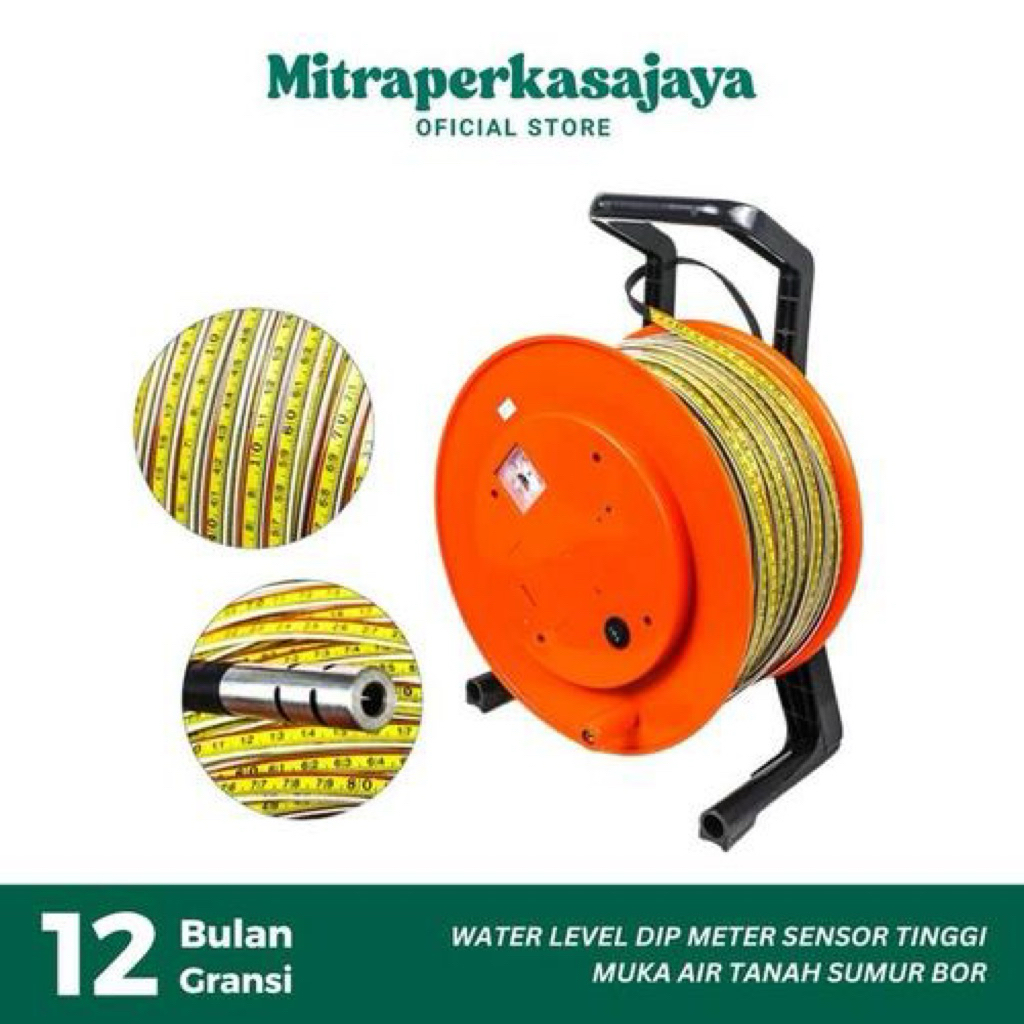 Jual Water Level Dip Meter Sensor Tinggi Muka Air Tanah Sumur Bor ...