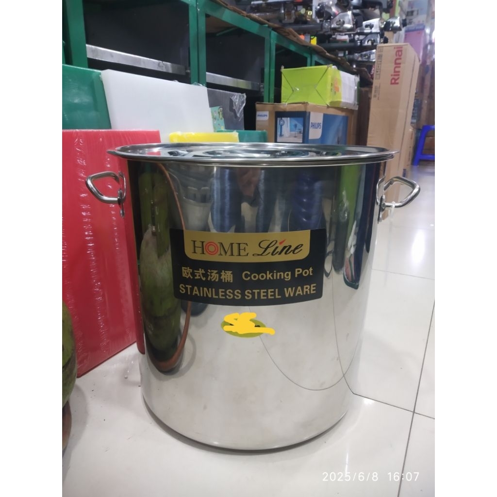 Jual panci tinggi stainless steel super tebal HOMEline 35x35(30 liter ...