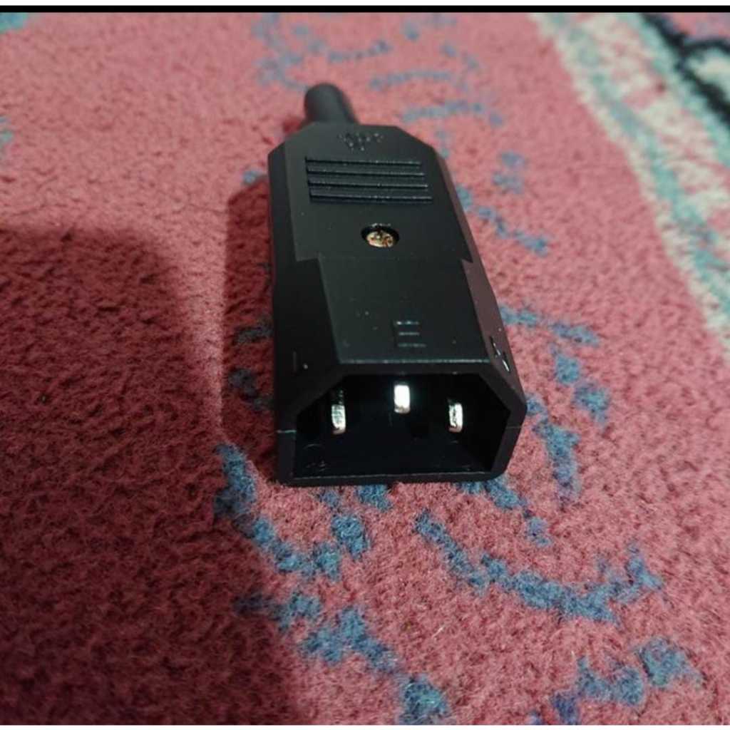 Jual colokan AC kaki tiga C14 untuk UPS KOMPUTER | Shopee Indonesia