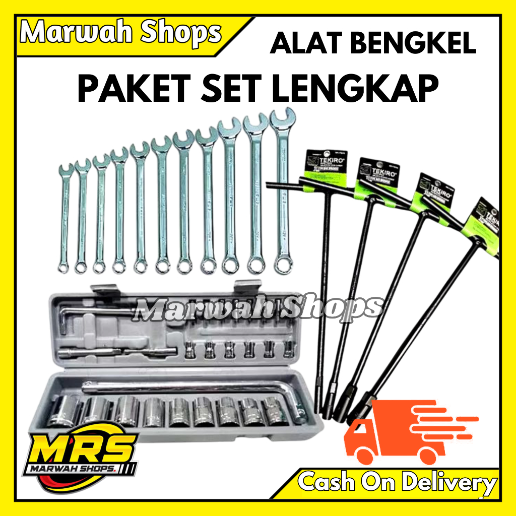 Jual terlaris Terbaru Lengkap Paket Bengkel 1 Alat Motor Kombinasi ...