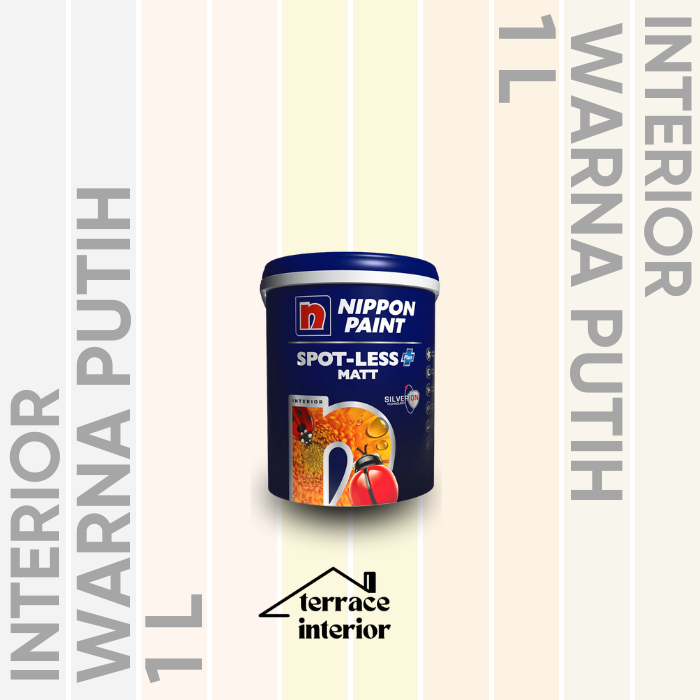 Jual Cat Tembok Nippon Paint Spotless Plus Matt Interior Ukuran 1 Liter ...