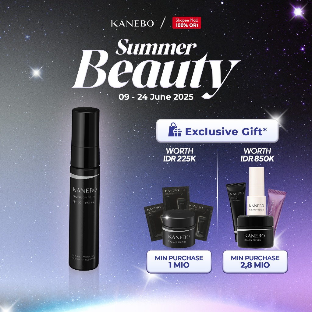 Jual KANEBO Cheering Mist UV 30ml | SPF 50+ PA++++ (Sunscreen Mist) | Shopee Indonesia